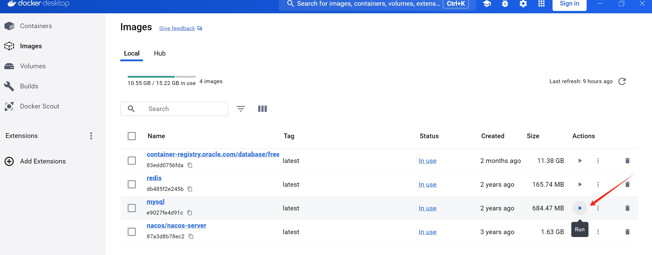 Windows环境下使用docker安装mysql 博客