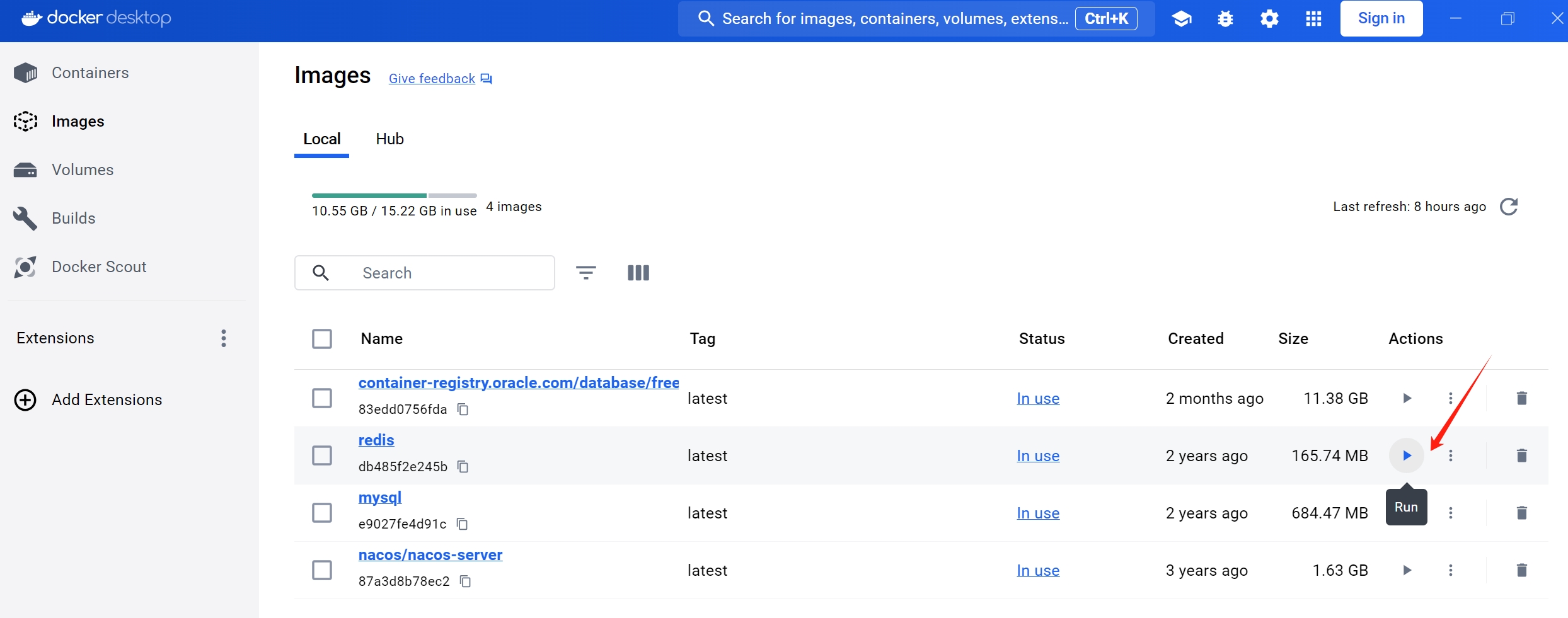 Windows环境下使用docker安装redis 博客