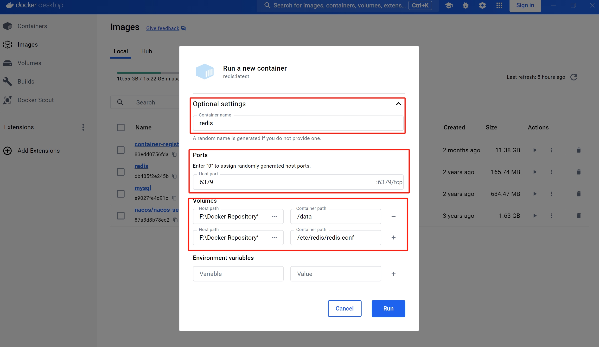 Windows环境下使用docker安装redis 博客