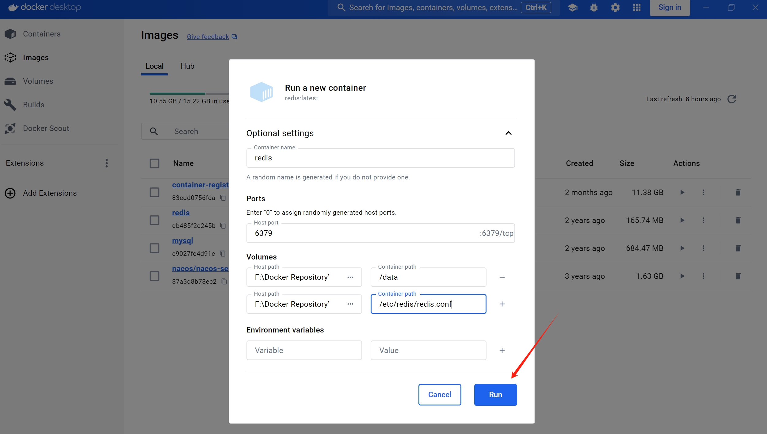 Windows环境下使用docker安装redis 博客