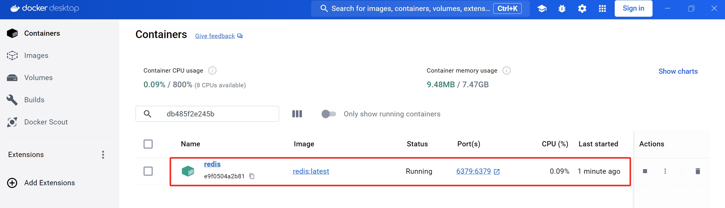 Windows环境下使用docker安装redis 博客