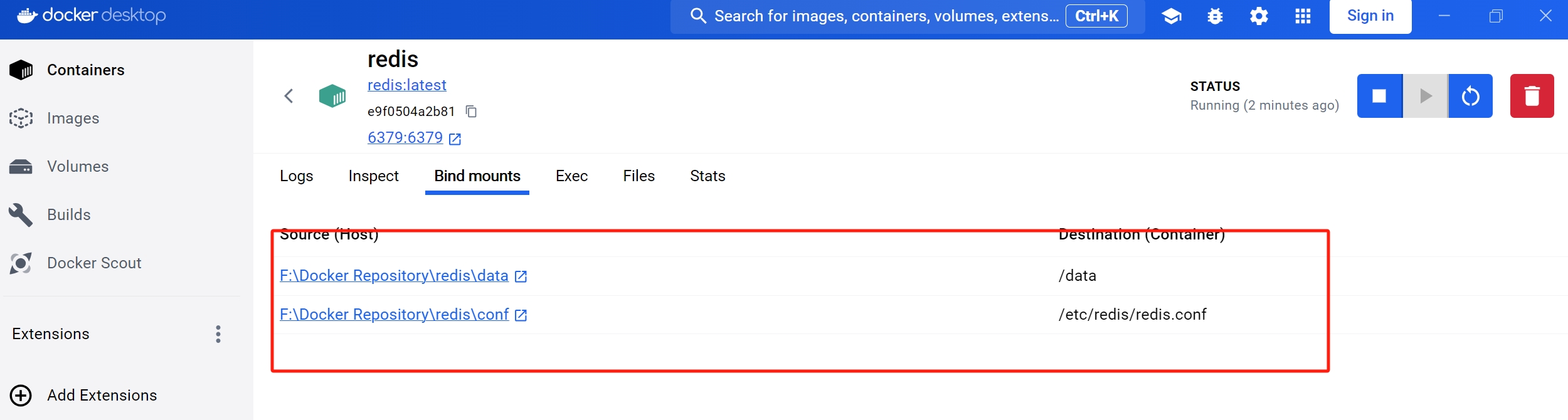 Windows环境下使用docker安装redis 博客